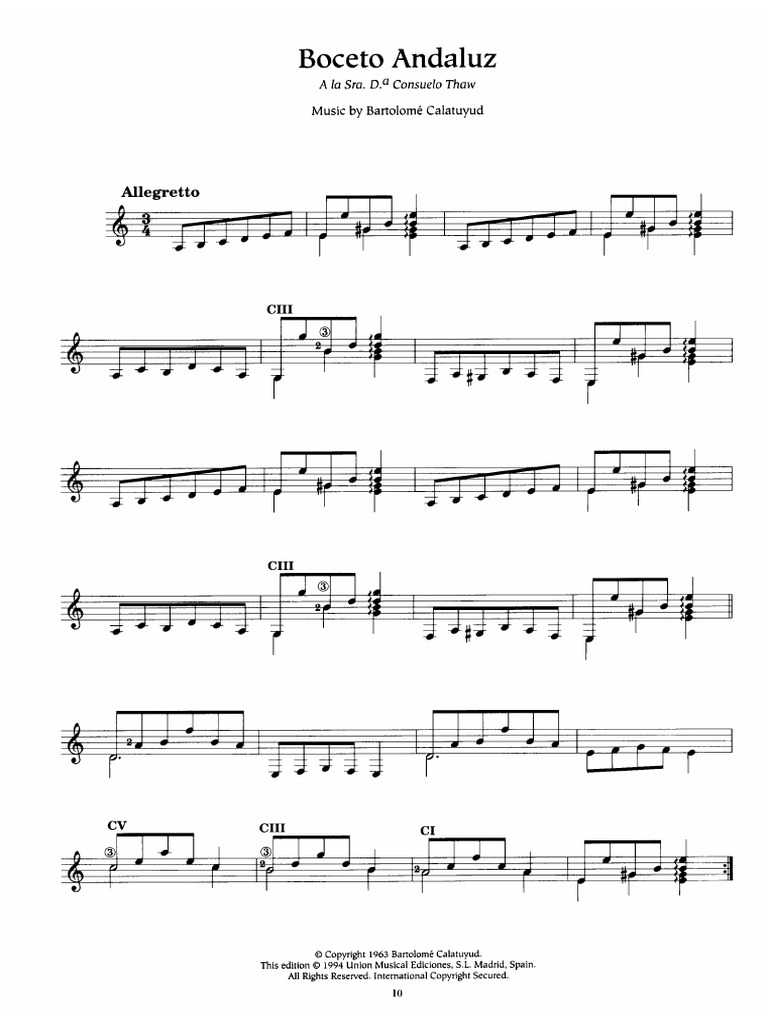 Boceto Andaluz | PDF