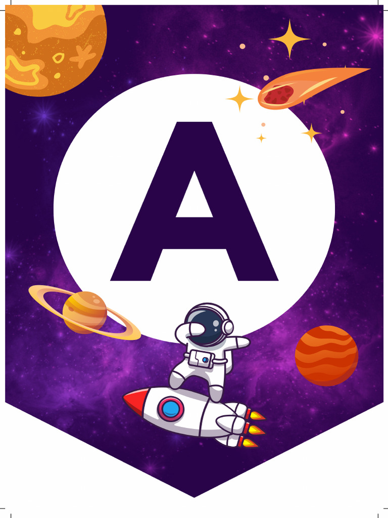 ABC Space Theme Banner | PDF