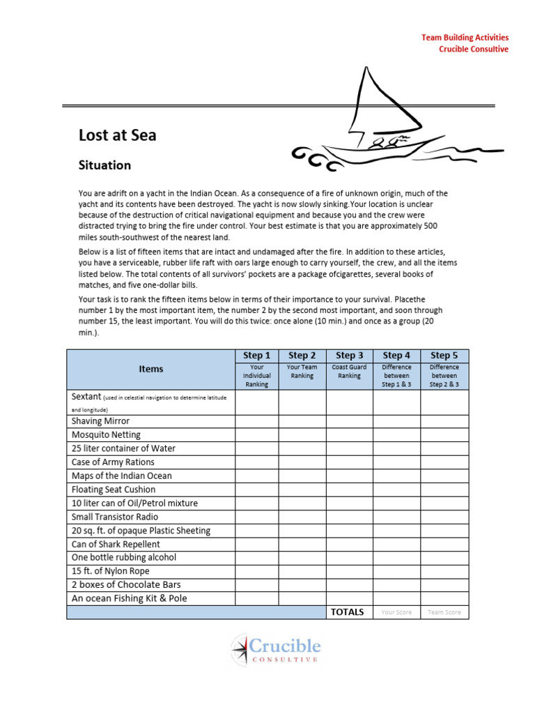 Indoor Team Building Activities Pdf