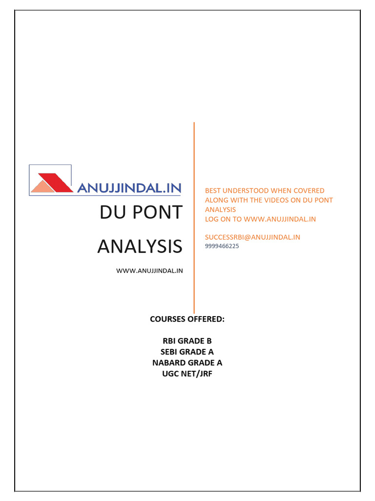 DU - PONT - ANALYSIS - Lyst4380 | PDF