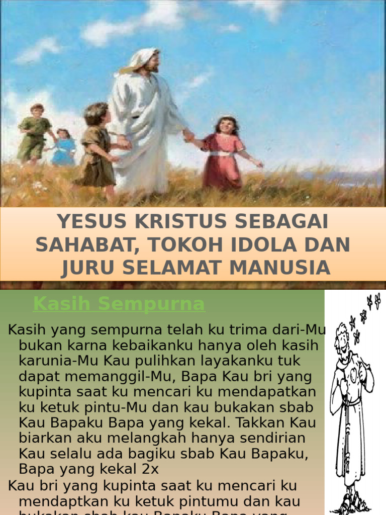 VII YESUS KRISTUS SEBAGAI SAHABAT, TOKOH IDOLA DAN VII Pas | PDF