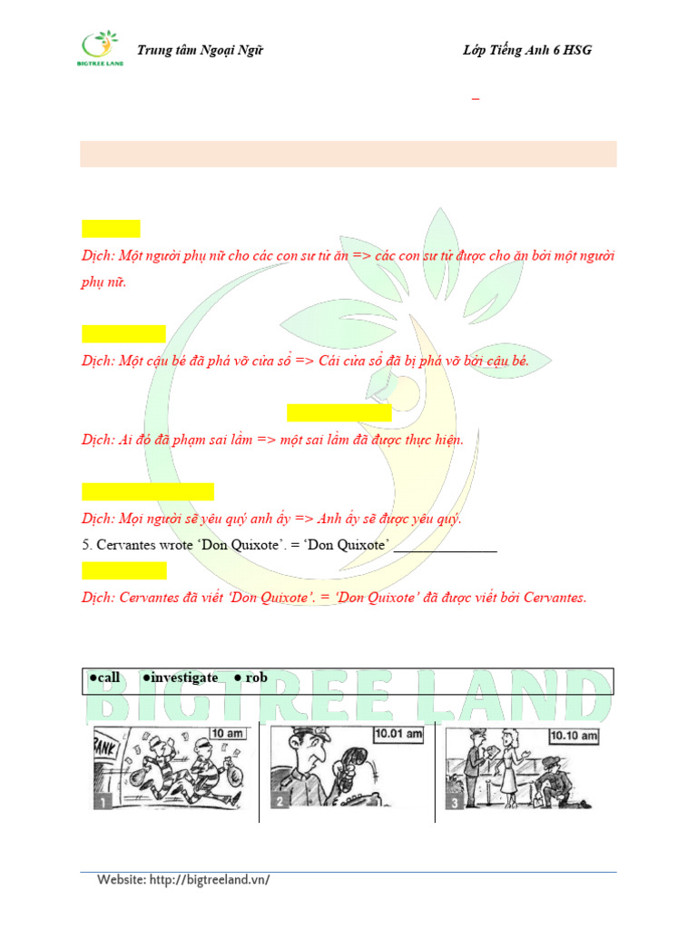 6S2 Key Lesson 13. Grammar. Passive Voice 1 | PDF