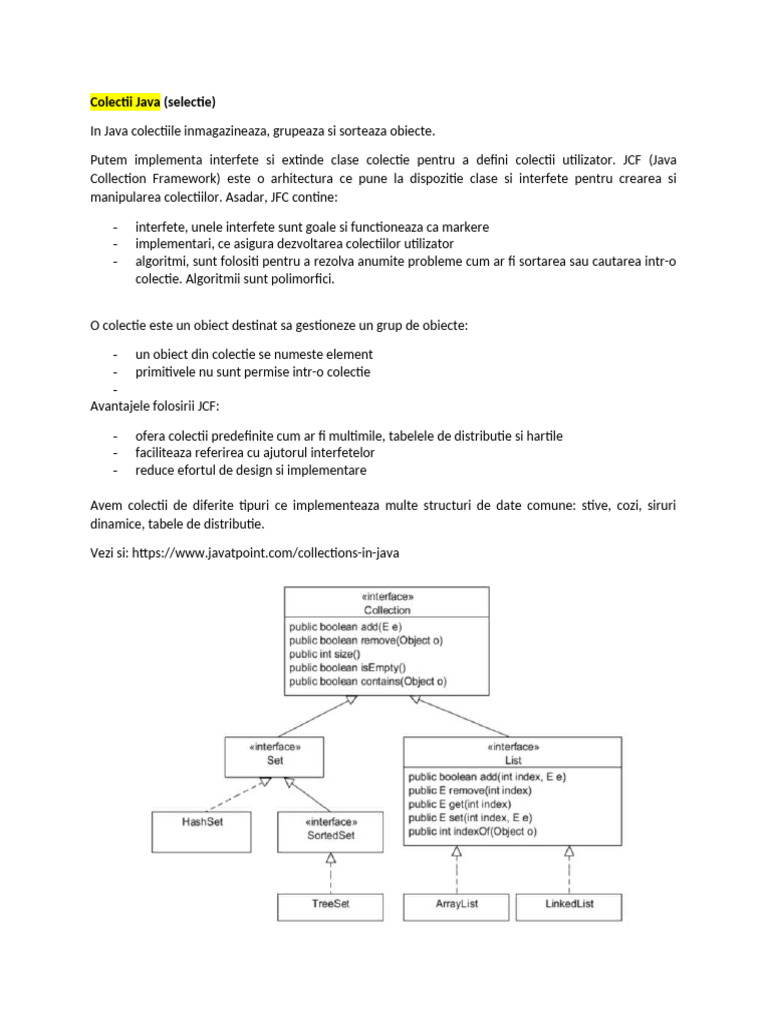 Curs Collections | PDF