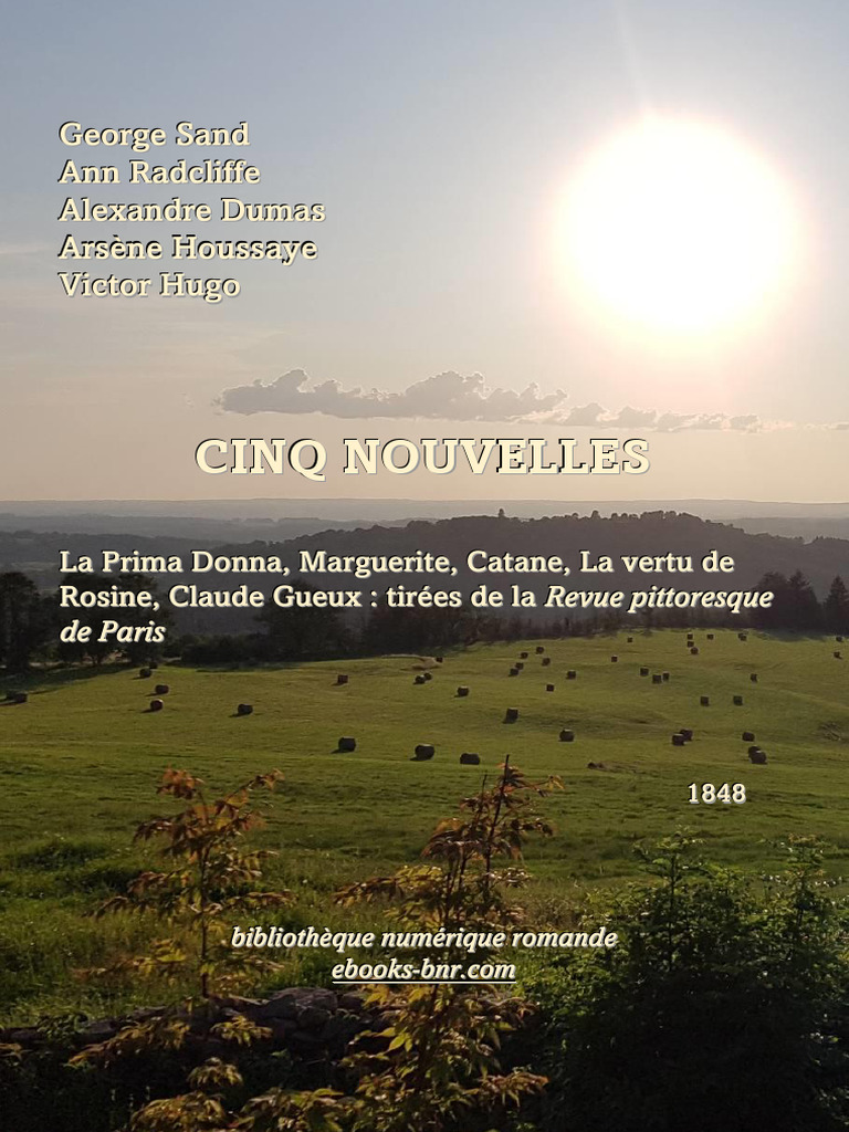 Cinq Nouvelles (George Sand, Ann Radcliffe, Alexandre Dumas, Arsène ...