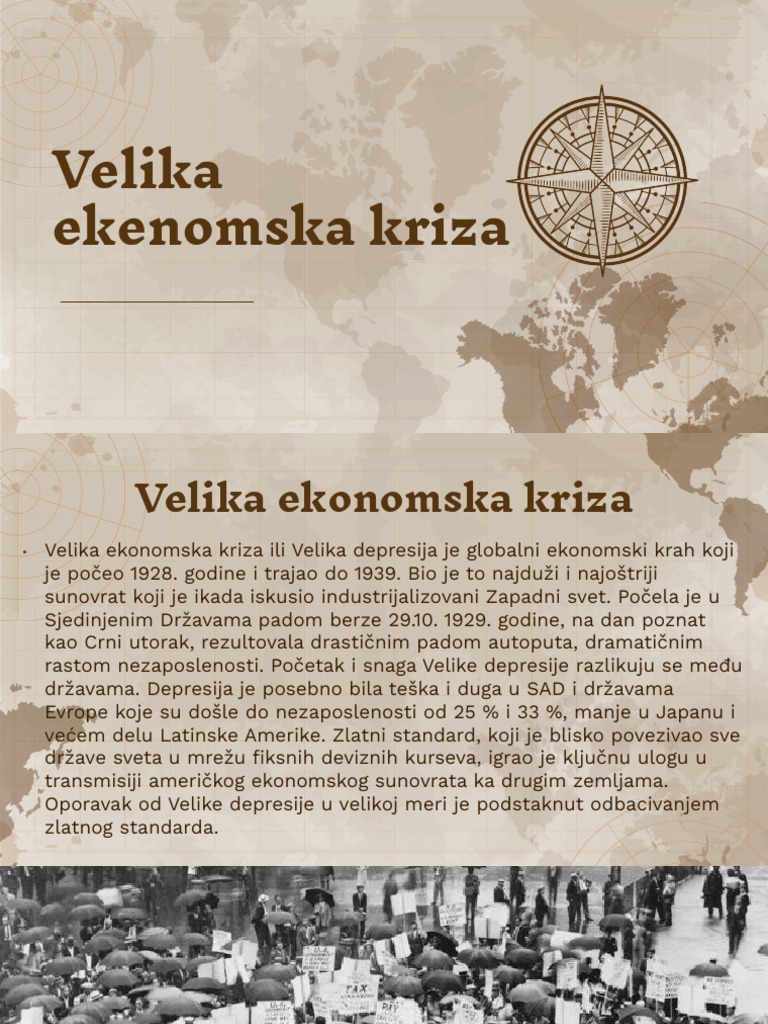 Velika Ekonomska Kriza | PDF