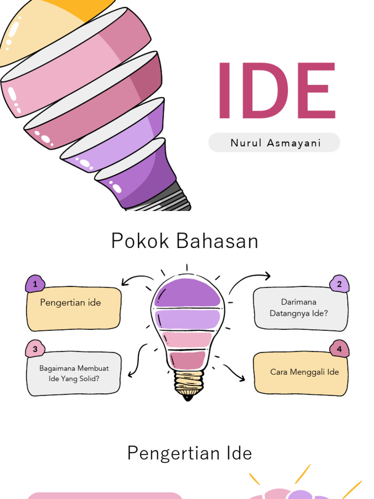 Materi IDE MENULIS | PDF