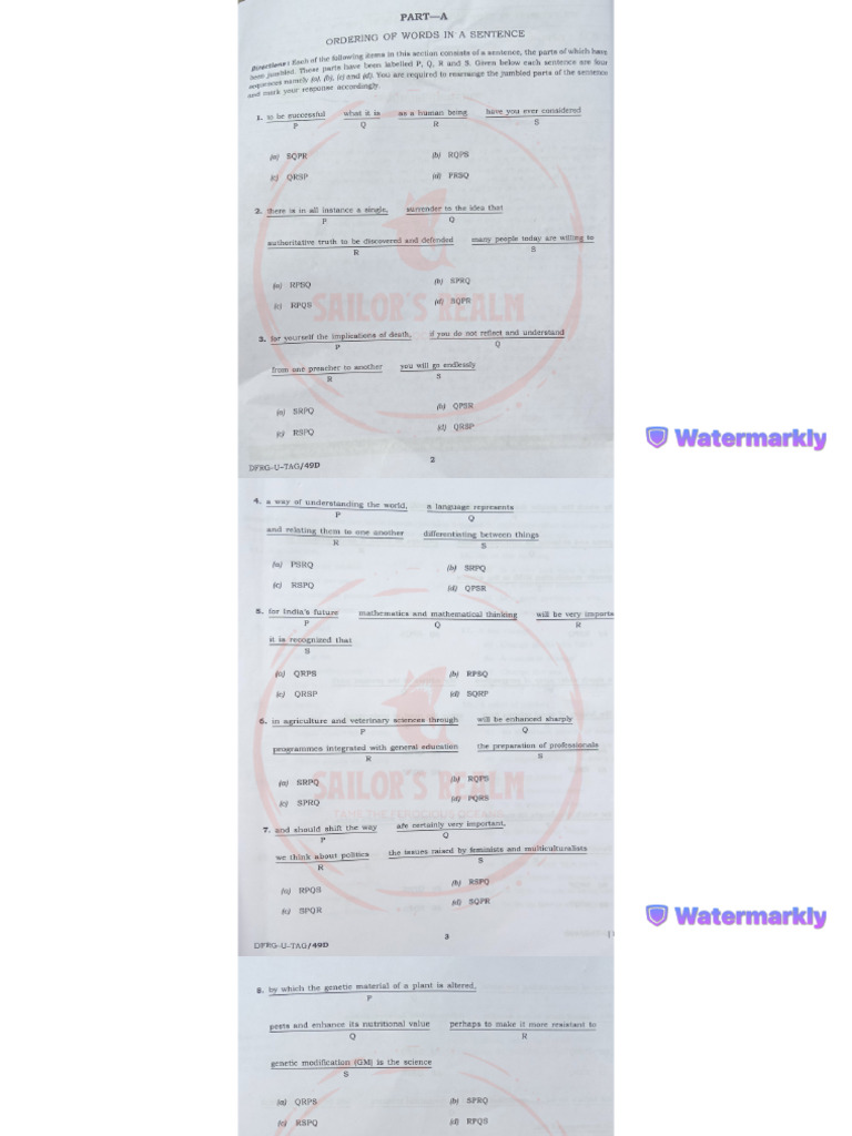 English Sample Paper 2 | PDF