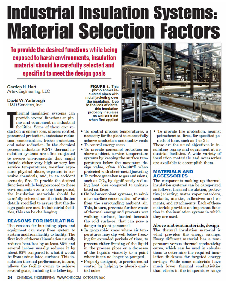Industrial Insulation System | PDF