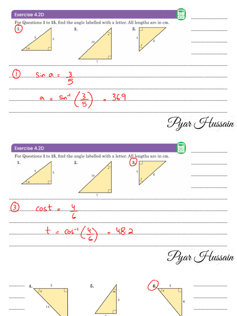Trigonometry Solved Questions Part 3 | PDF