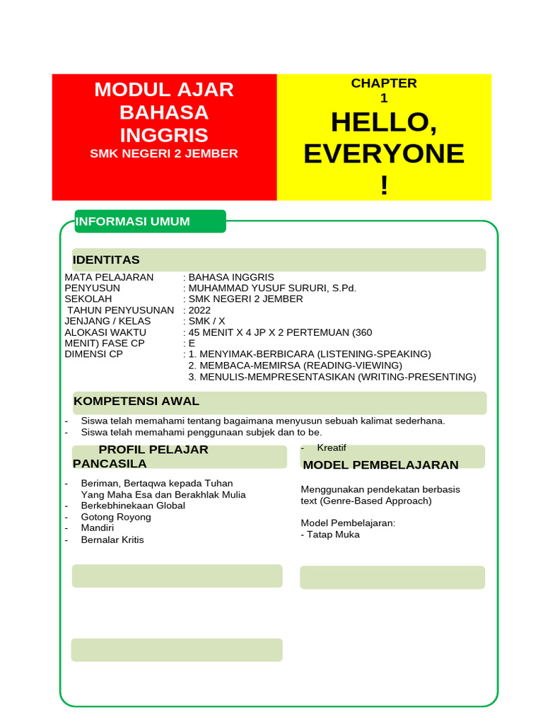 MODUL 1 Introduction | PDF