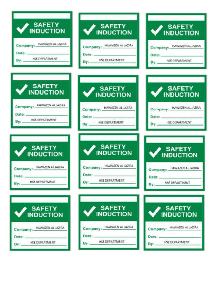 Induction Sticker | PDF