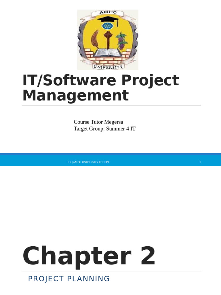 Chapter-2 Project MGMT | PDF