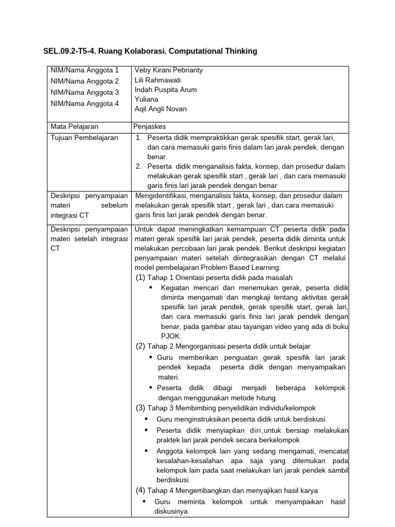 T5-4. Ruang Kolaborasi- CT | PDF