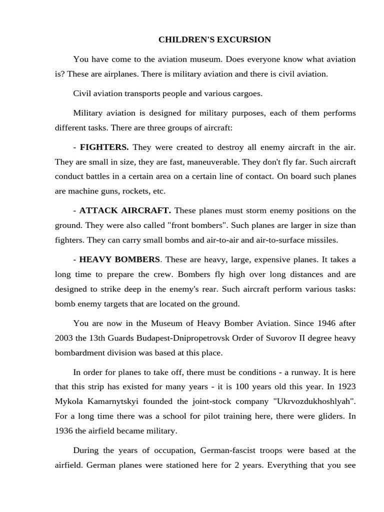 Children Excursion | PDF