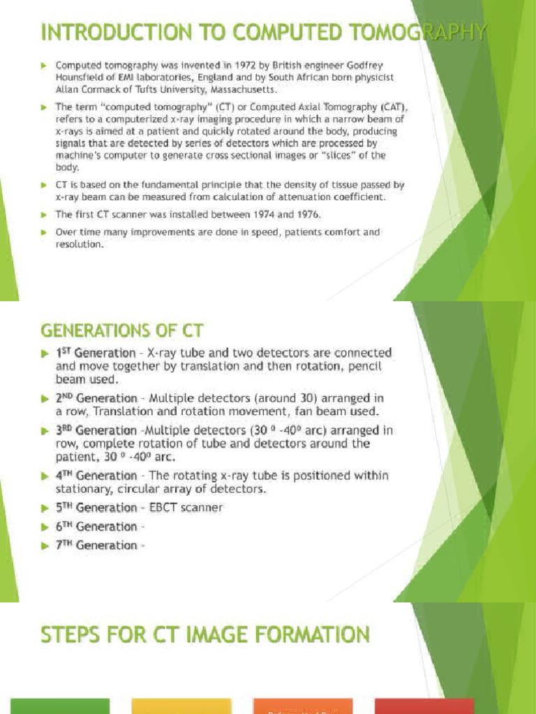 CT Image Reconstruction | PDF