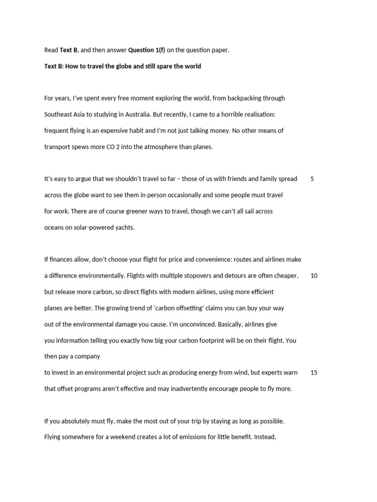 Summary Writing Task | PDF