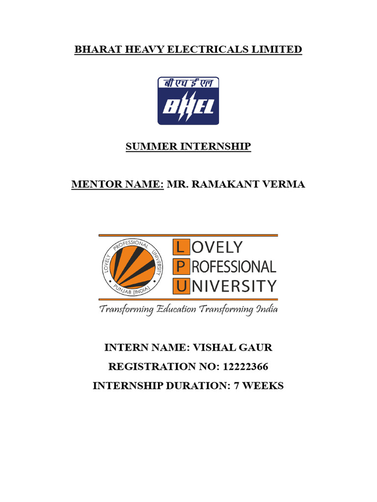 Bharat Heavy Electricals Limited | PDF
