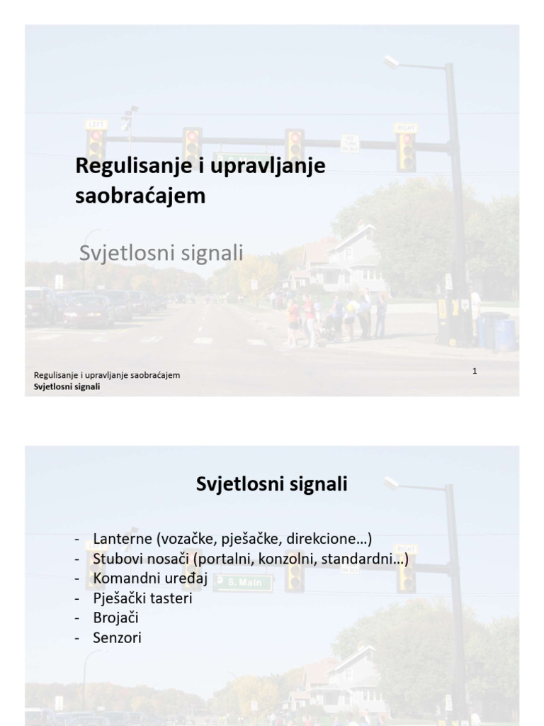 Svjetlosni Signali | PDF
