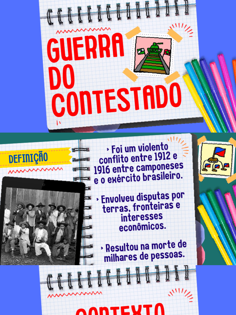 Slide Guerra Do Contestado 1 | PDF