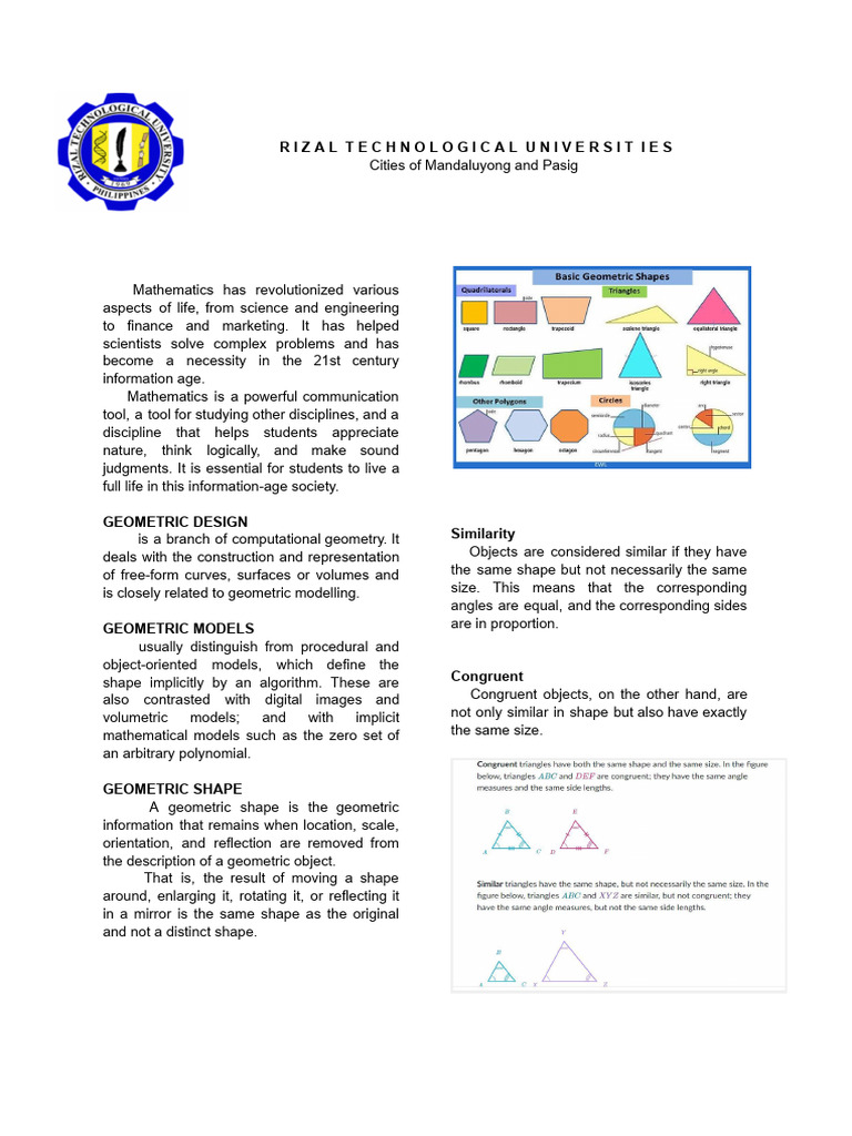 A. Geometric Design | PDF