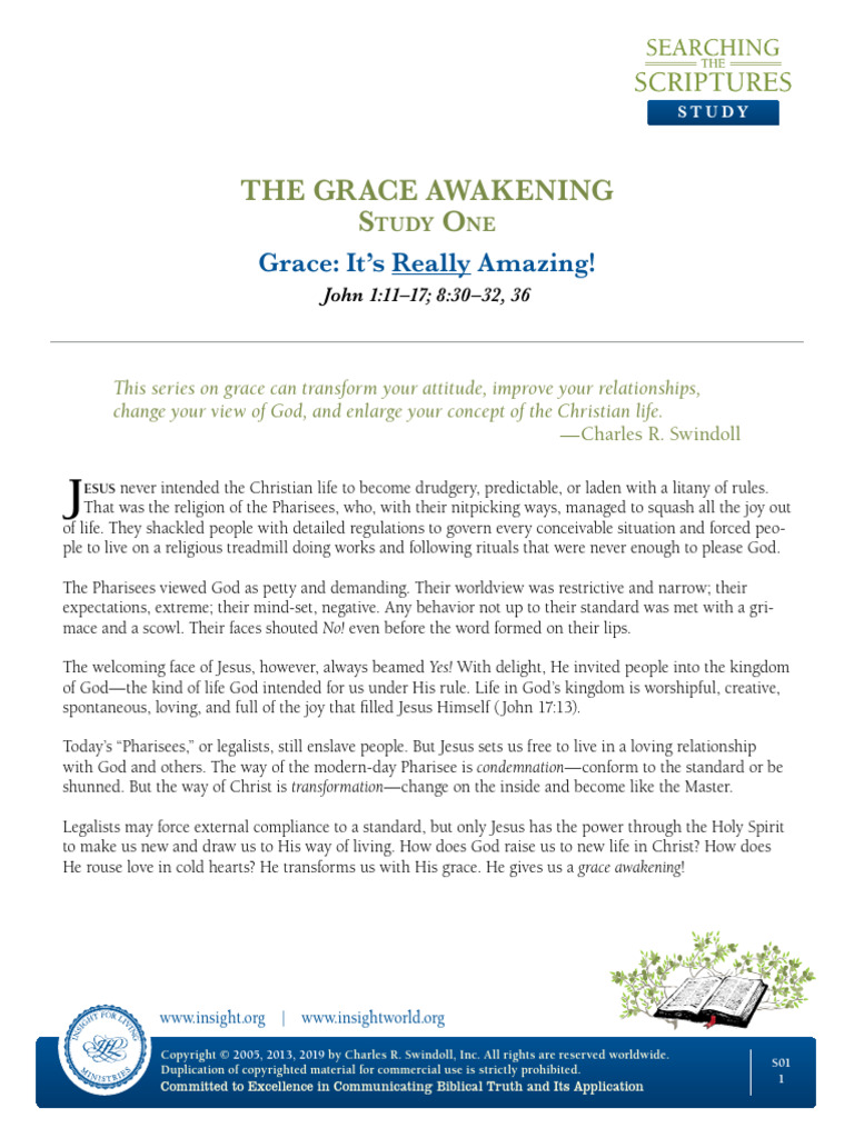 The Grace Awakening STS Studies | PDF
