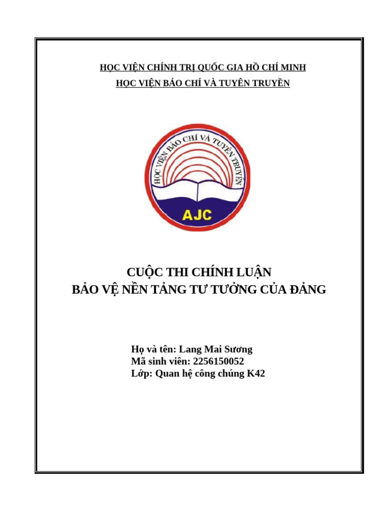 Bìa AJC 1 | PDF