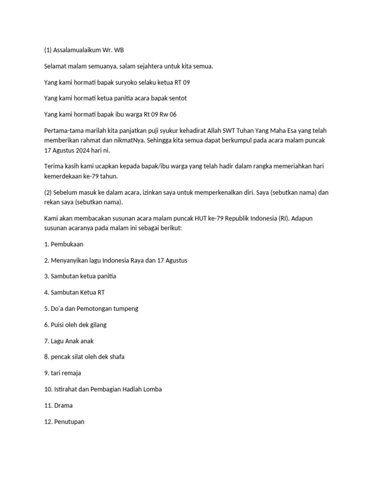 MC 17 Agsts 2024 | PDF