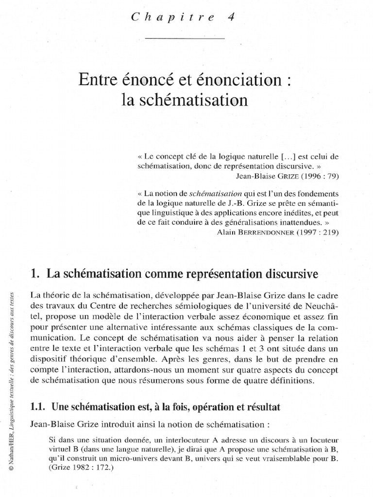 Entre Énoncé Et Énonciation | PDF
