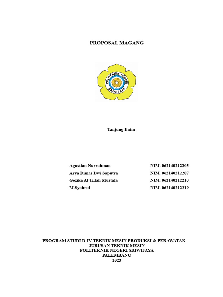 MAGANG PT PLN UPK Bukit Asam Tanjung Enim | PDF | Teknologi & Rekayasa