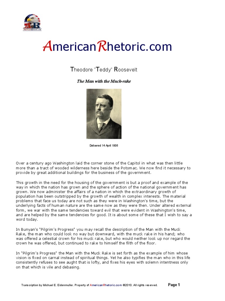 Man With Rake - Roosevelt | PDF