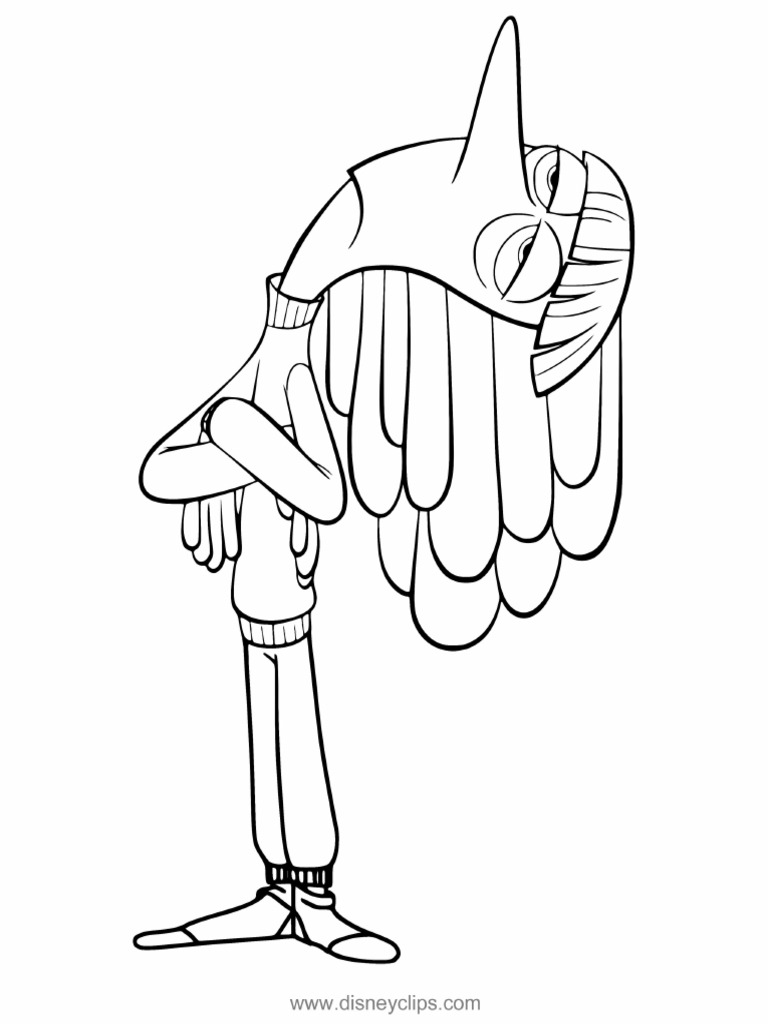 Inside Out2 Ennui Coloring | PDF