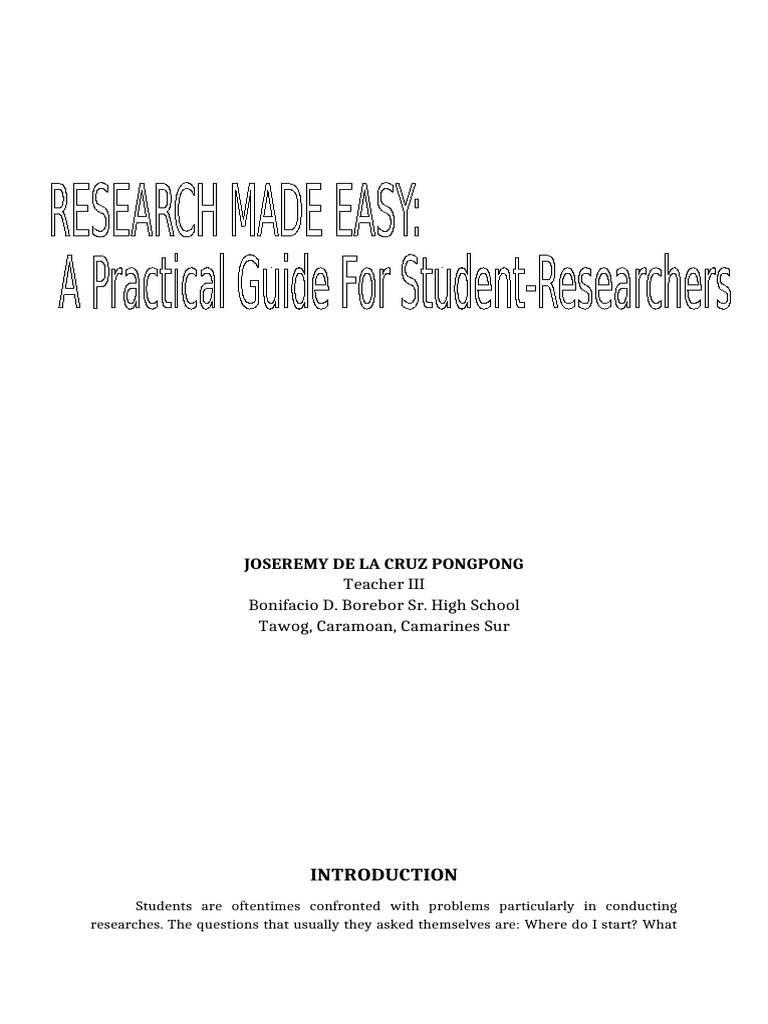 Research Guide | PDF