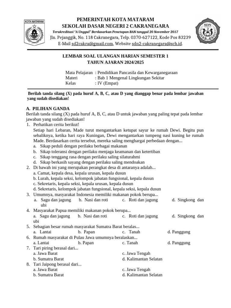 Uh PPKN Bab 1 2024 | PDF