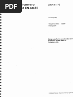 EN 81-73:2020 Lift Fire Safety Standard | PDF | Elevator | Safety