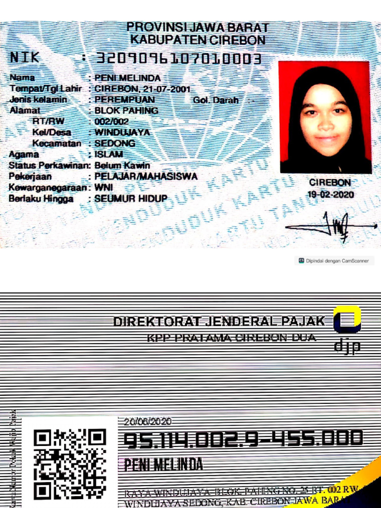KTP NPWP Ijazah SKCK Paklaring | PDF