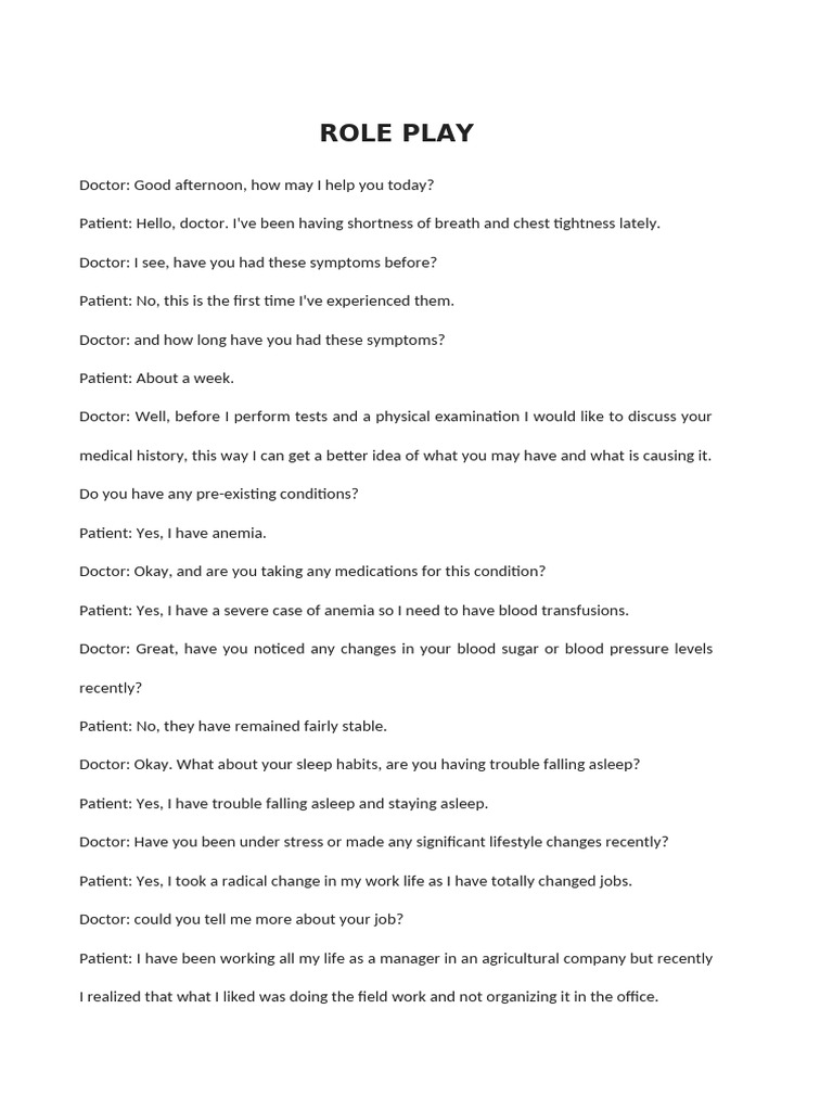 Role Play | PDF