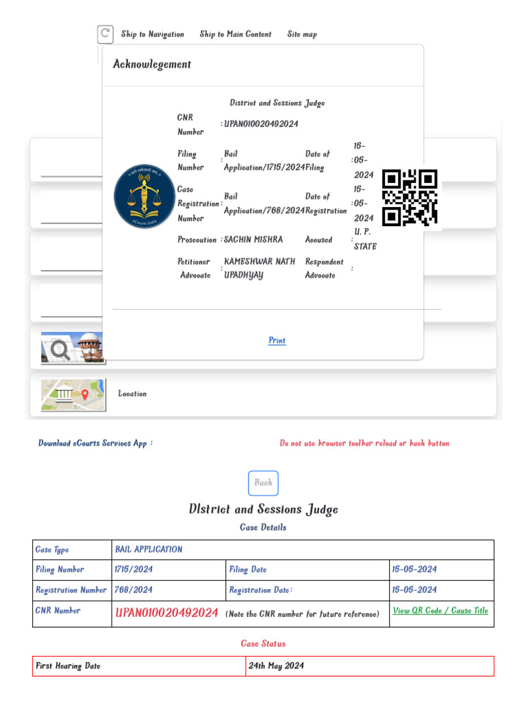 Home - ECourt India Services | PDF