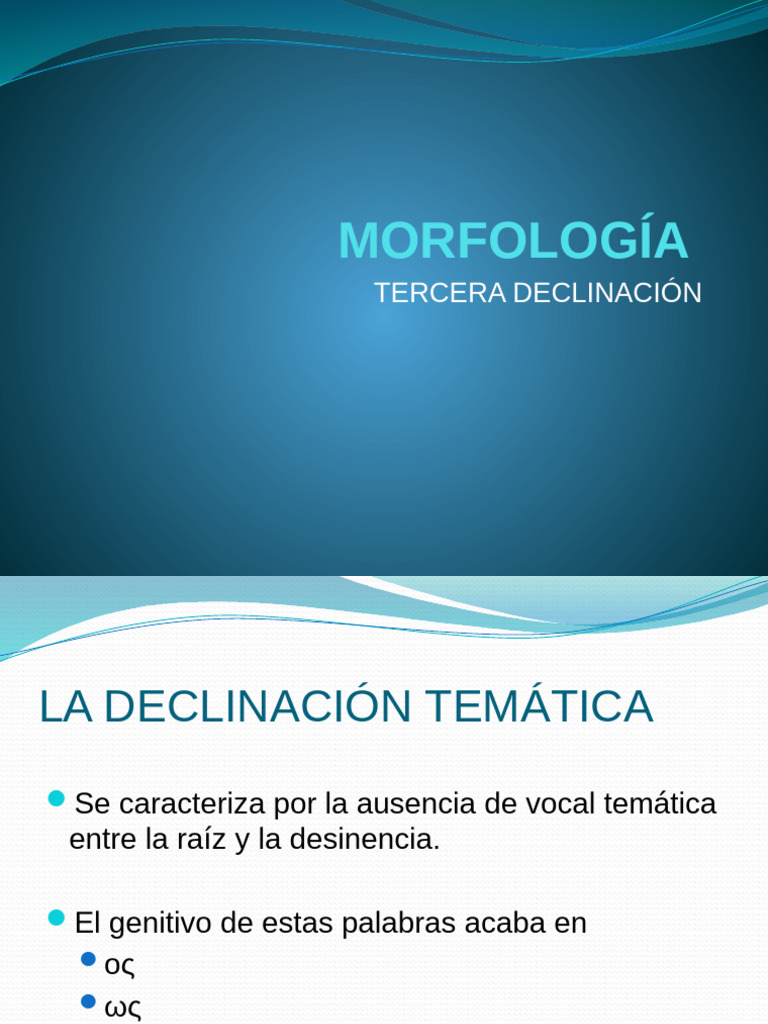 Tercera Declinación | PDF | Consonante | Fonética