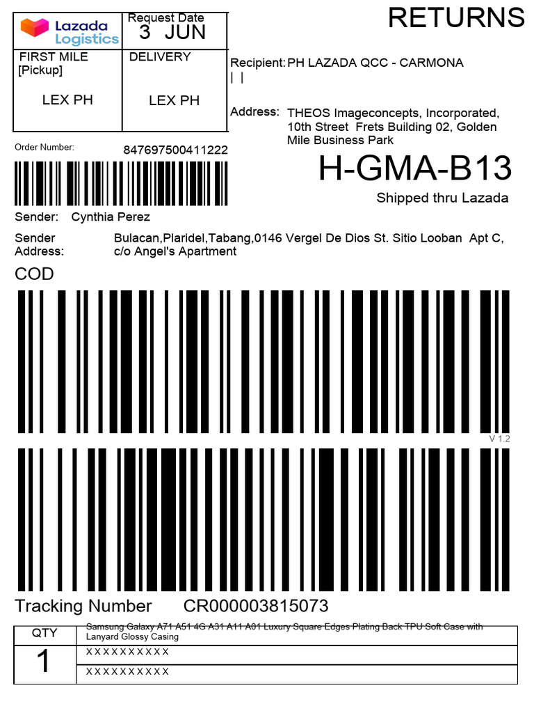Return Label | PDF