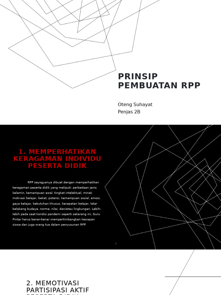 Prinsip rpp. | PDF