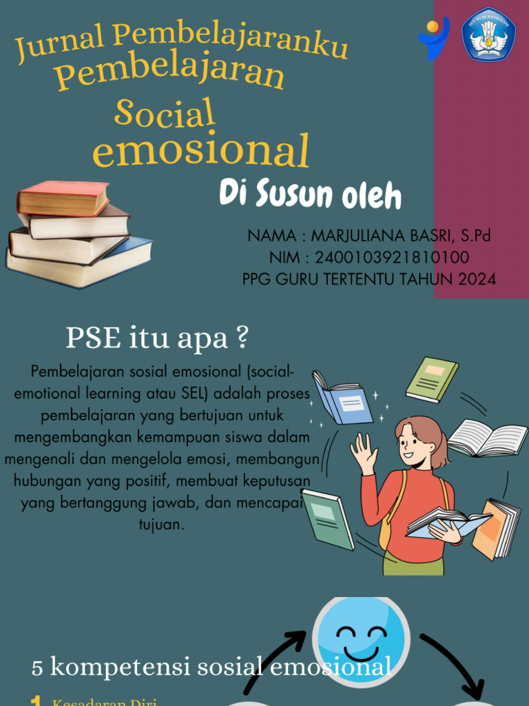 Jurnal Pemebelajaranku - Pembelajaran Sosial Emosional | PDF