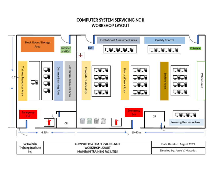 COMPUTER SYSTEM SERVICING NC II-Workshop Layout | PDF