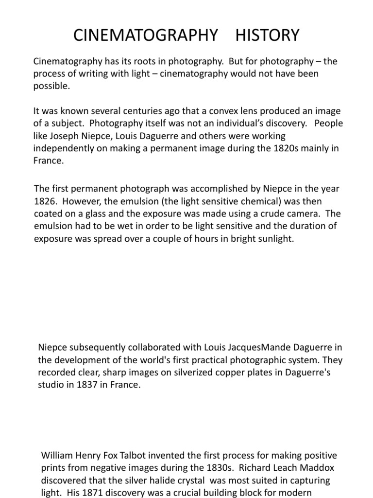 Cinematography 2 | PDF | Cinematography | Imaging