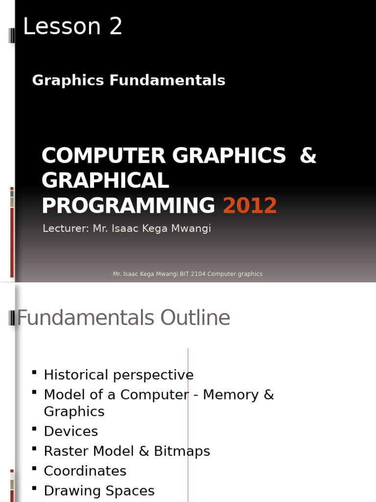 ICS2311 L02 Fundamentals | PDF