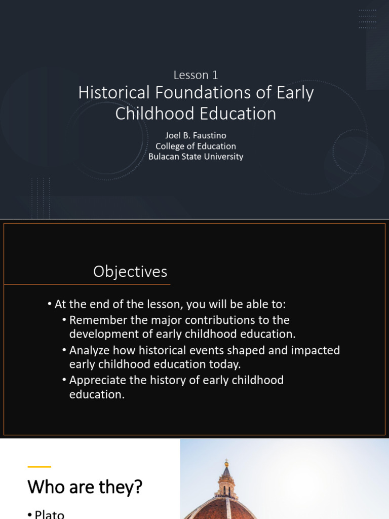 Lesson 1 Historical Foundations of ECE | PDF