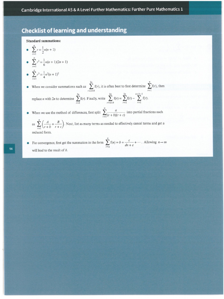 03 Summation of Series | PDF