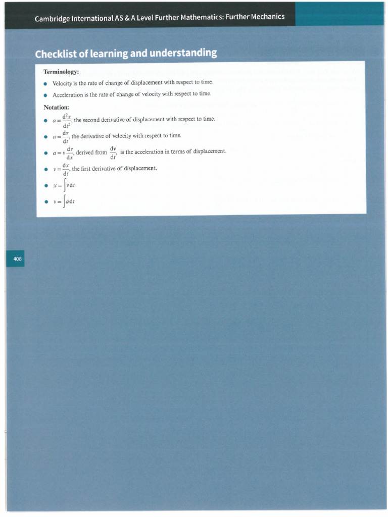 17 Linear Motion Variable Force | PDF