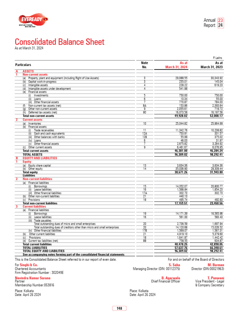 Balance Sheet Profit and Loss Cash Flow Statement Print | PDF