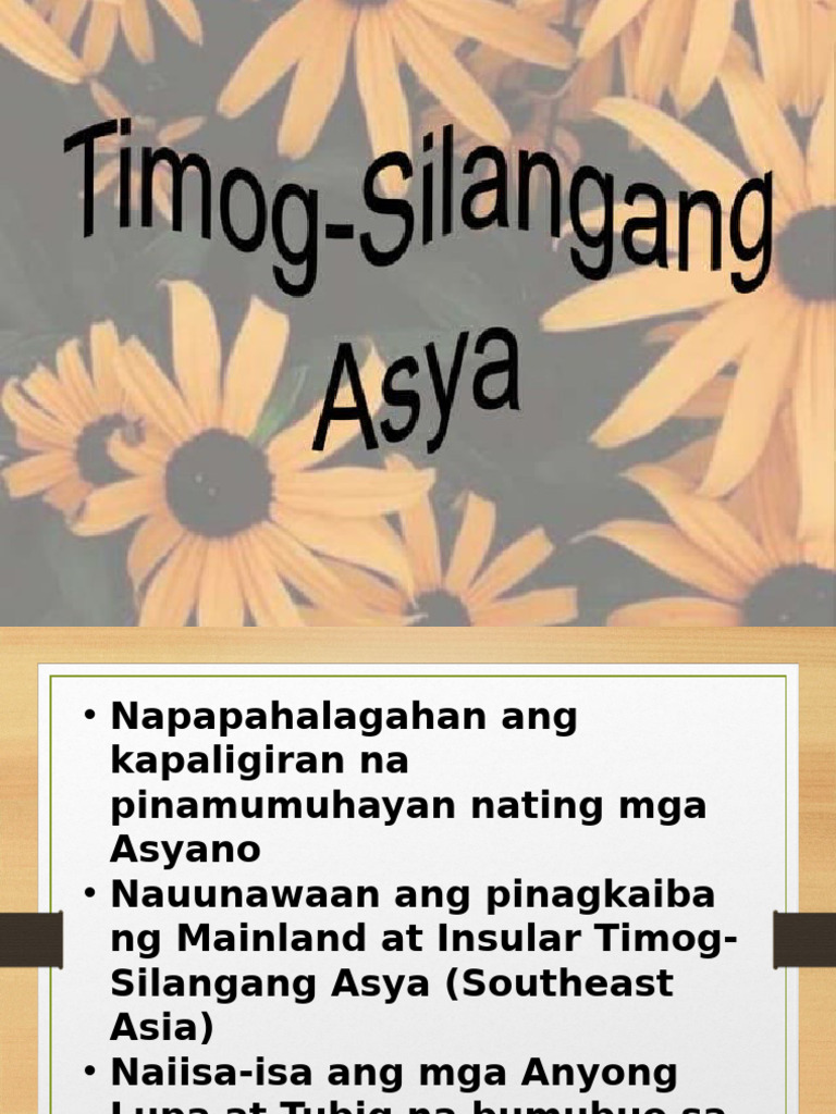 2 - Lokasyon NG Timog-Silangang Asya | PDF