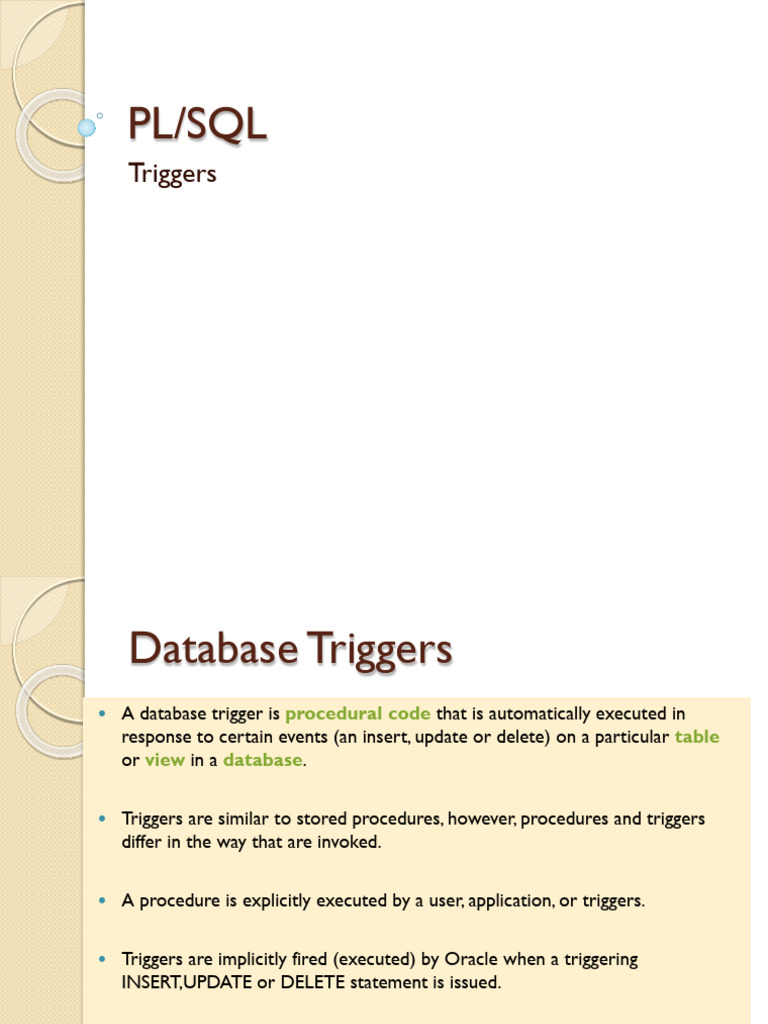 Lab 4 - 5 - 6 - Triggers | PDF